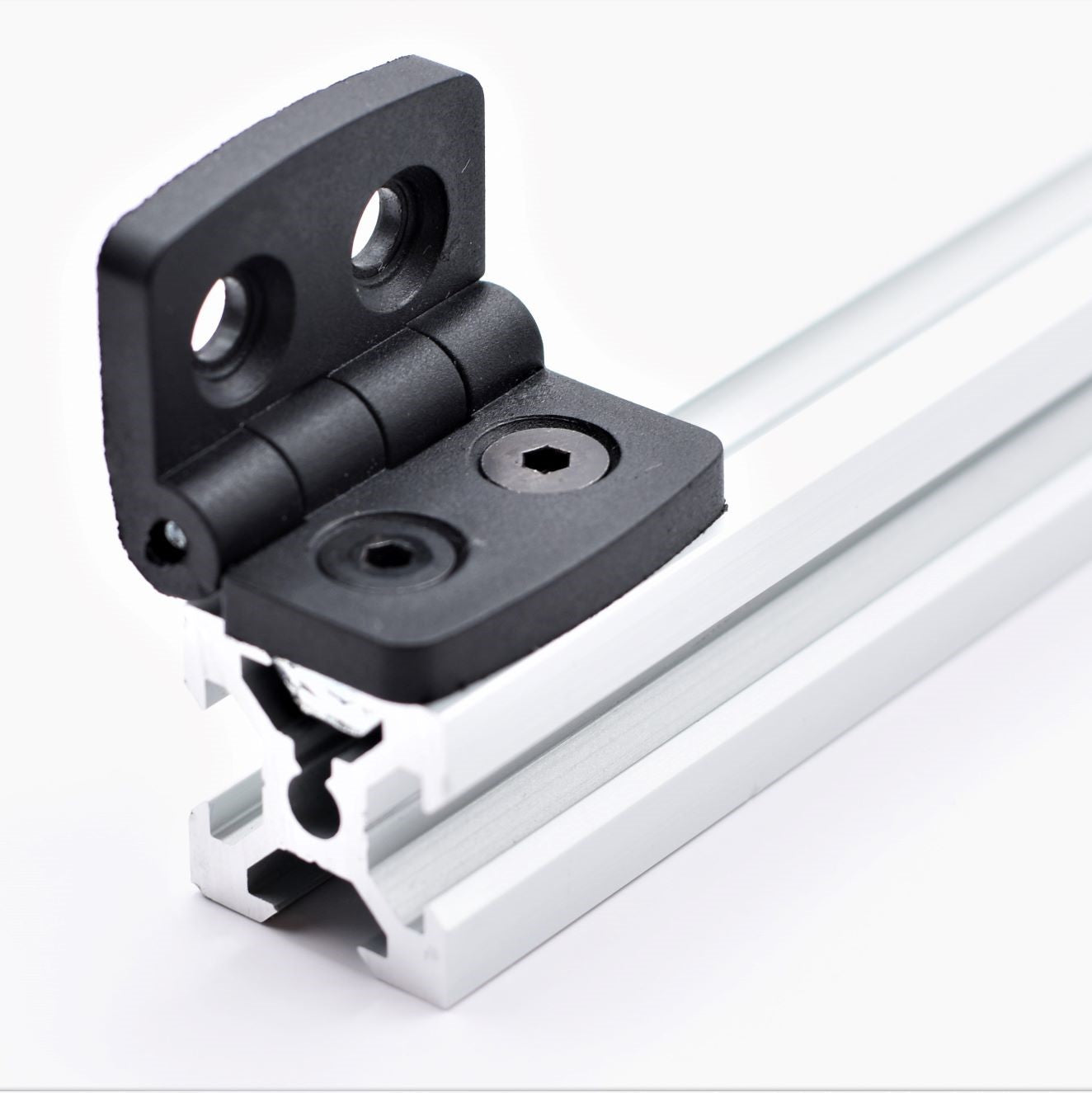 20 Series Hinge - Plastic - Black – Aluminium Extrusion Company