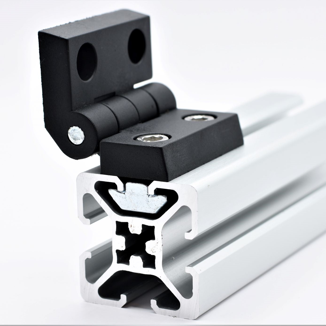 40 Series Hinge - Plastic - Black – Aluminium Extrusion Company