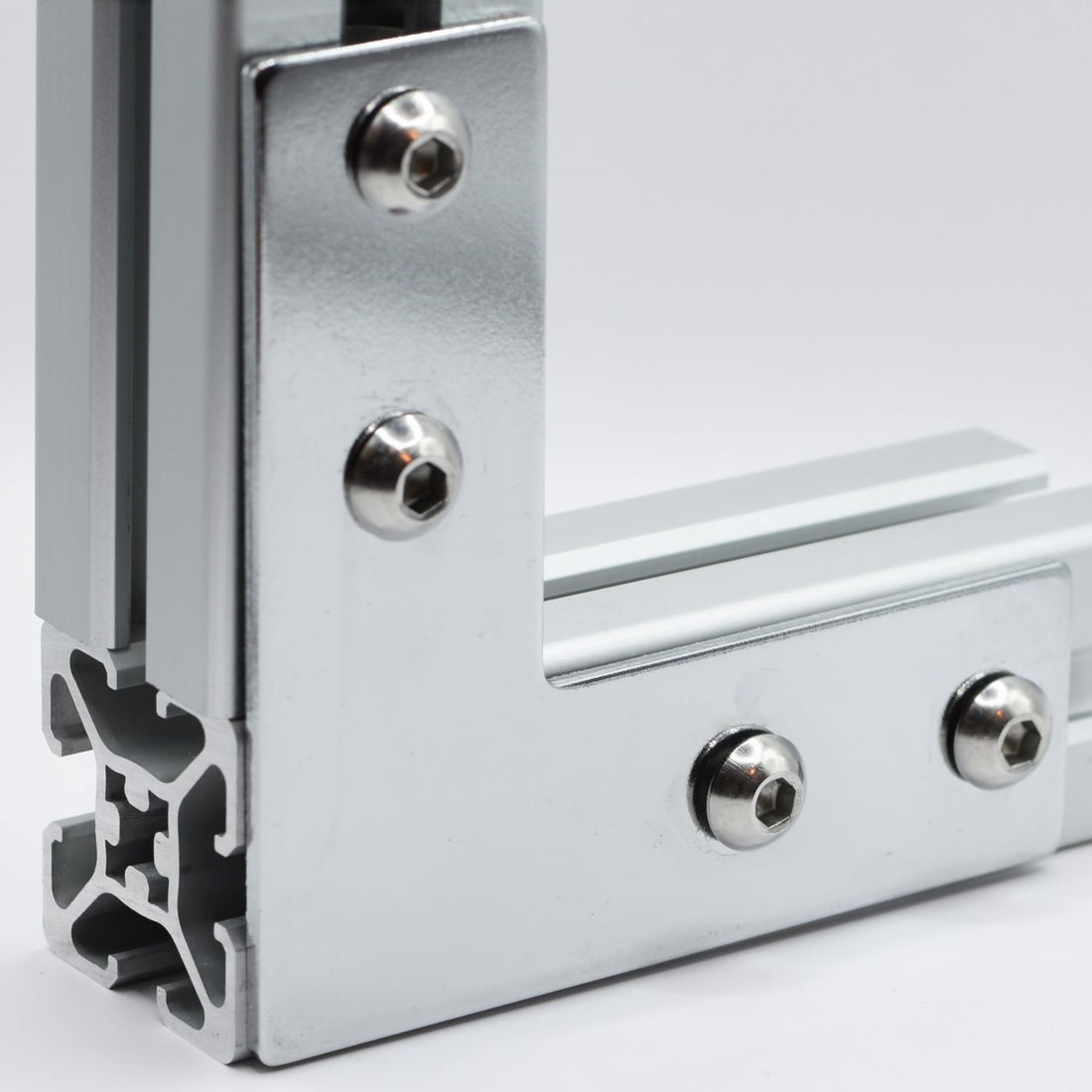 40 Series Bracket - L Plate Heavy Duty – Aluminium Extrusion Company